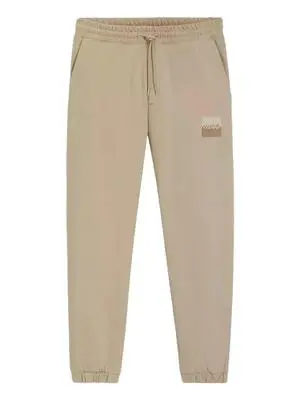 Hugo Drawstring Logo Track Pants - Neutrals