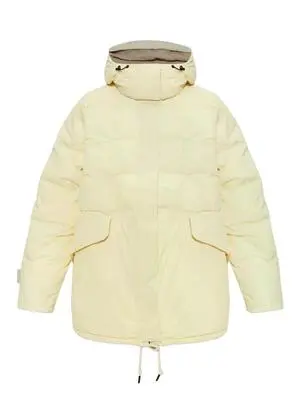 RETHINKIT STUDIOS Quilted Hooded Parka Coat - Neutrals