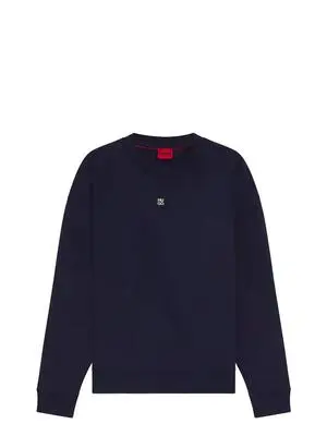 Hugo Logo-plaque Sweatshirt - Blue