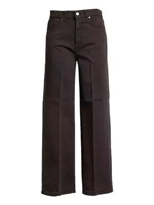 PT TORINO Pressed-crease Wide Leg Jeans - Brown