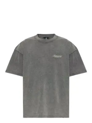 REPRESENT Logo-print Short-sleeve T-shirt - Grey