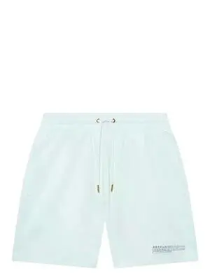 Casablanca Cotton Drawstring Shorts - Blue