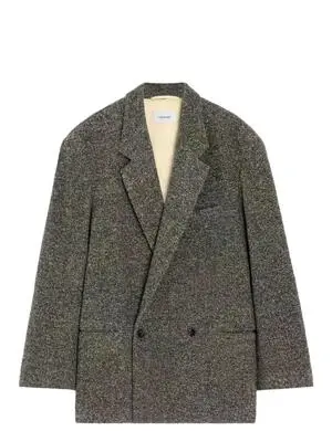 LEMAIRE Double-breasted Tailored Coat - Grey