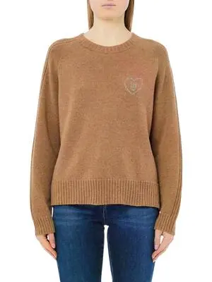 Liu Jo Heart-motif Knitwear - Brown