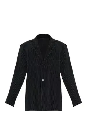 Issey Miyake Plissé Blazer - Black