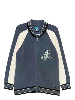 SPORT B. BY AGNÈS B. Logo-embroidered Cardigan - Blue