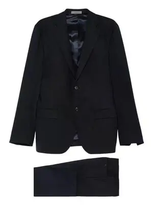 Corneliani Notched-lapel Blazer - Blue