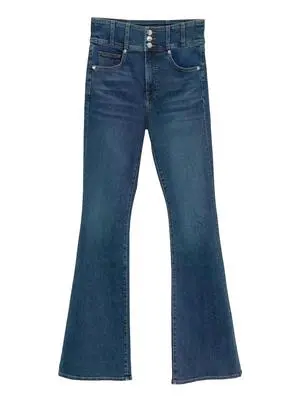 Veronica Beard Beverly Flare Jeans - Blue