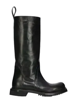 Rick Owens Cyclops Leather Knee-high Boots - Black