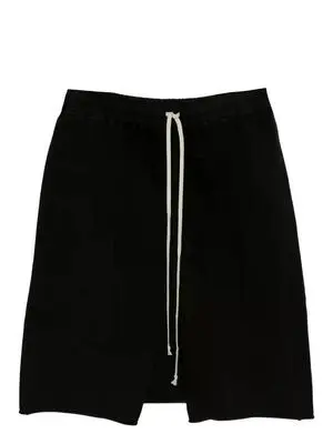 Rick Owens Drawstring Pod Shorts - Black