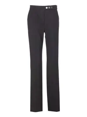 Sportmax Harry Button Zip Trousers - Black