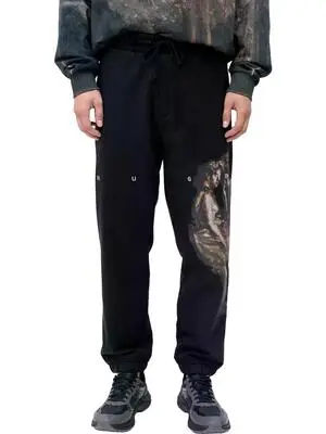 Hugo Boss Graphic-print Track Pants - Black
