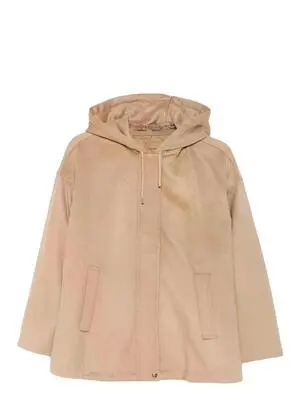 Max Mara Hooded Coat - Brown