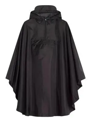 CAFÉ KITSUNÉ Foldable Raincoat - Black