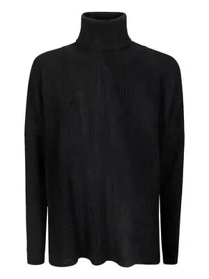 ARCHIVIO B Ribbed Knit Turtleneck Sweater