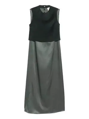 ALYSI Top-panel Dress - Grey