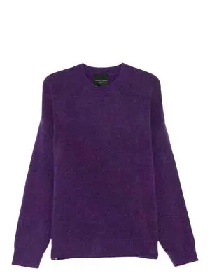 ROBERTO COLLINA Crew Neck Sweater - Purple