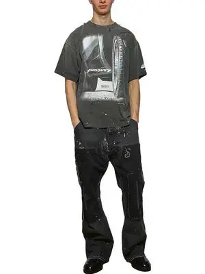 SAINT MXXXXXX X Fast & Furious T-shirt - Grey