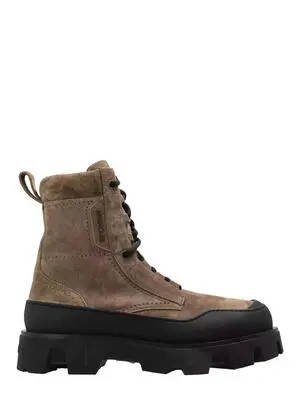 Moncler Peak-path Suede Boots - Brown