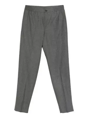 Tagliatore Tapered Tailored Trousers - Grey