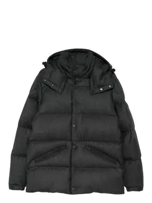 Moncler Hooded Quilted Jacket - Black
