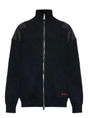 Dsquared2 Zip Shoulder-panel Cardigan - Black