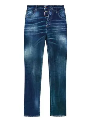 Dsquared2 Button Detailed Trousers - Blue