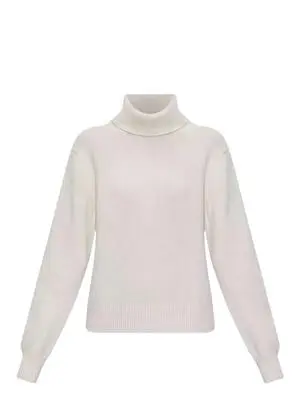 ANINE BING Roll-neck Knit Sweater - Neutrals