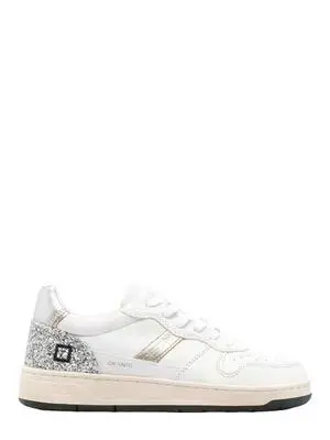 D.a.t.e. Court 2.0 Glitter-detail Sneakers - White