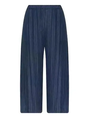 Issey Miyake Pleated Trousers - Blue