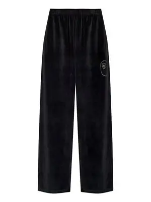 A BATHING APE Rhinestone-embellished Trousers - Black