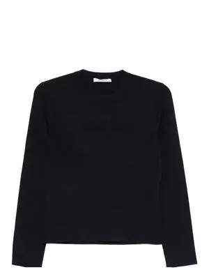 Max Mara Crew-neck Knitted Sweater - Blue