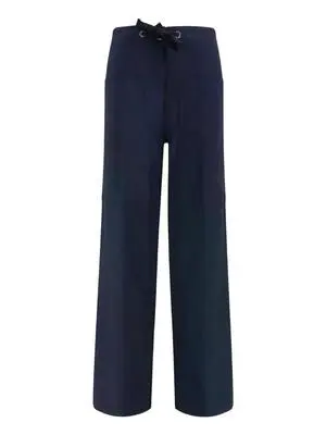 FORTE_FORTE Drawstring Trousers - Blue