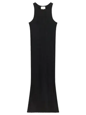 LOULOU DE SAISON Ribbed Sleeveless Maxi Dress