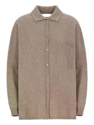 VANISÈ Chest-Pocket Knitted Shirt