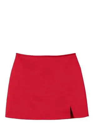 Marc Jacobs Duchess Satin Mini Skirt - Red