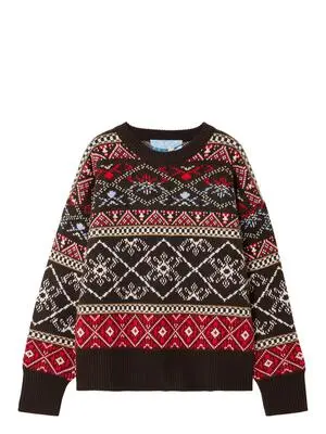 Arch4 Snowmass Fair Isle Cashmere Sweater - Multi