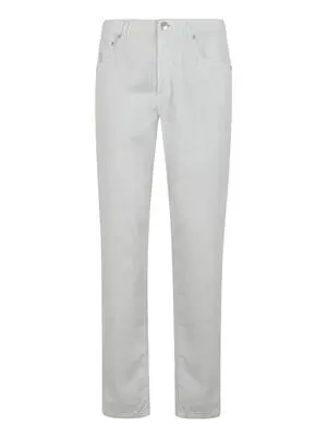 Brunello Cucinelli Five-pocket Trousers - Grey