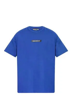 Versace Logo-appliqué T-shirt - Blue