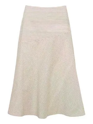 YVES SALOMON A-line Skirt - Brown