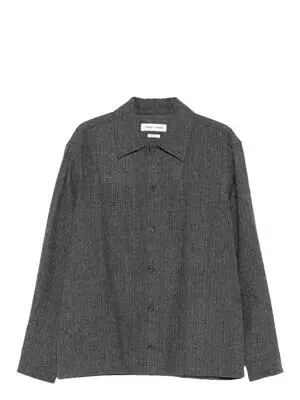 SAMSOE SAMSOE Herringbone Shirt - Grey