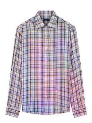 Paul & Shark Checkered Shirt - Blue