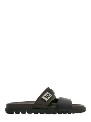 FERRAGAMO Hug Buckle Sandals - Black