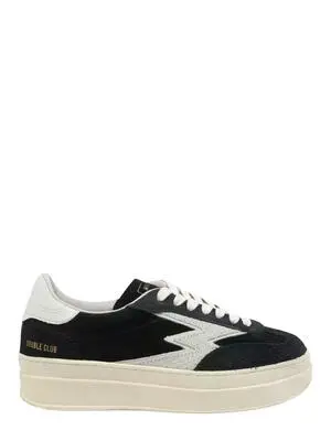 MOA CONCEPT Logo Suede Sneakers - Black