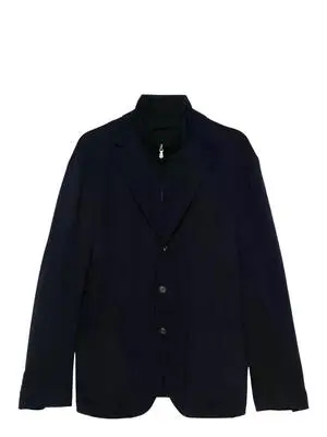 Eleventy Three-button Wool Jacket - Blue