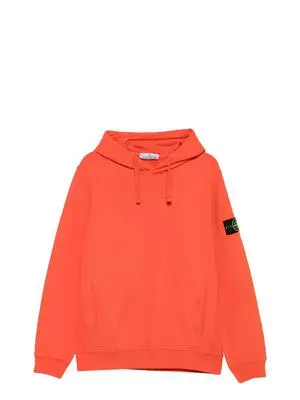 Stone Island Hooded Sweater - Orange