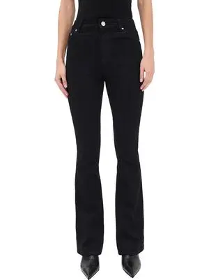 ALIGNE Mid-rise Slim Flare Jeans - Jet Black
