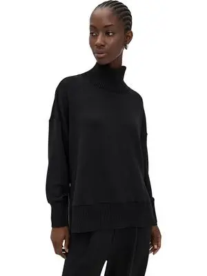 Varley Barker High Neck Sweatshirt - Black