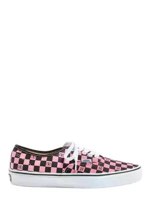 Valentino Garavani X Vans Vlogo Checkerboard-print Low-top Sneakers - Pink