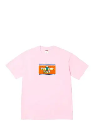 Supreme Beef Box-logo T-shirt Pink